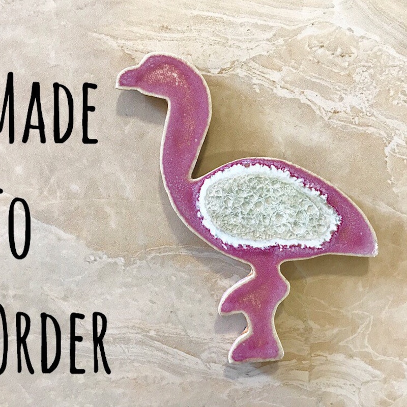 Ceramic Flamingo - Etsy