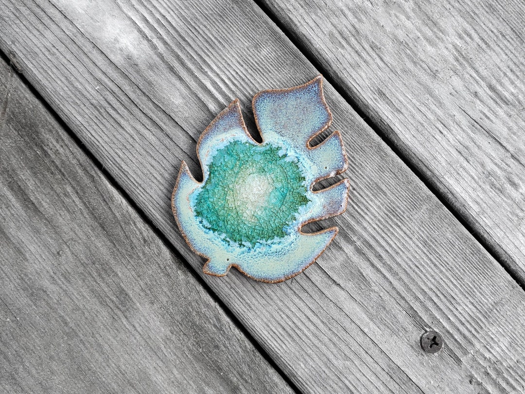 Monstera Leaf Magnet: Geode Magnet, Leaf Magnet, Refrigerator Magnet ...