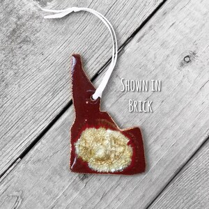 IDAHO GEODE CRACKLE Ornament: Custom Idaho Ornament, Decorative ...