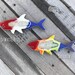 SHARK GEODE CRACKLE Coaster: Ceramic Drink Coaster, Shark Shaped ...