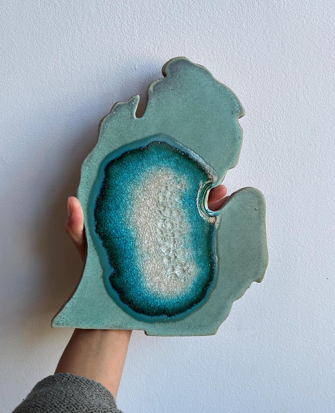 Geode Michigan Trivet - Etsy
