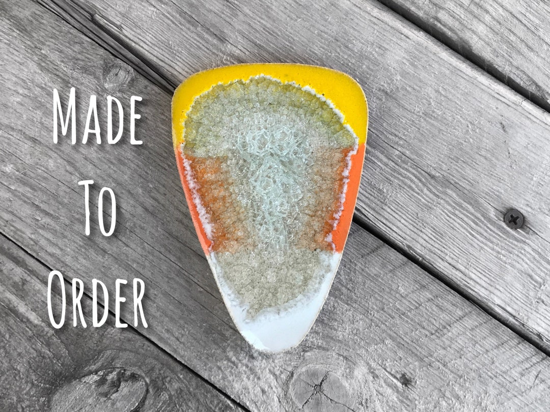 Ceramic Candy Corn Coaster - Etsy
