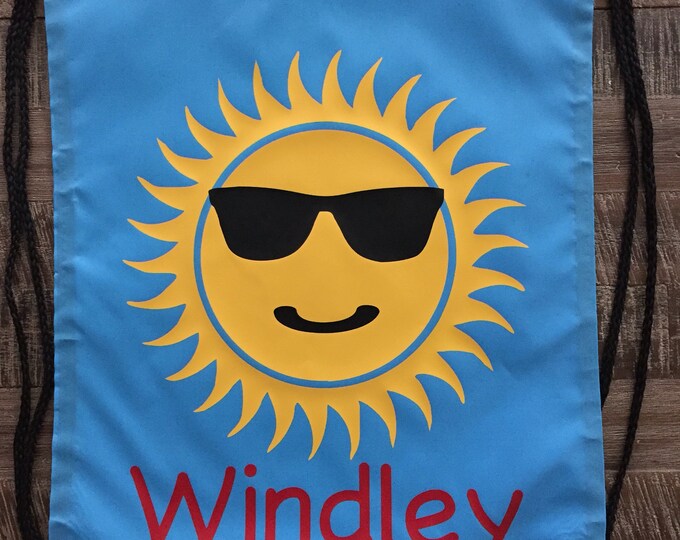 Fun in the Sun Summer Pool Drawstring Bag/backpack - Etsy
