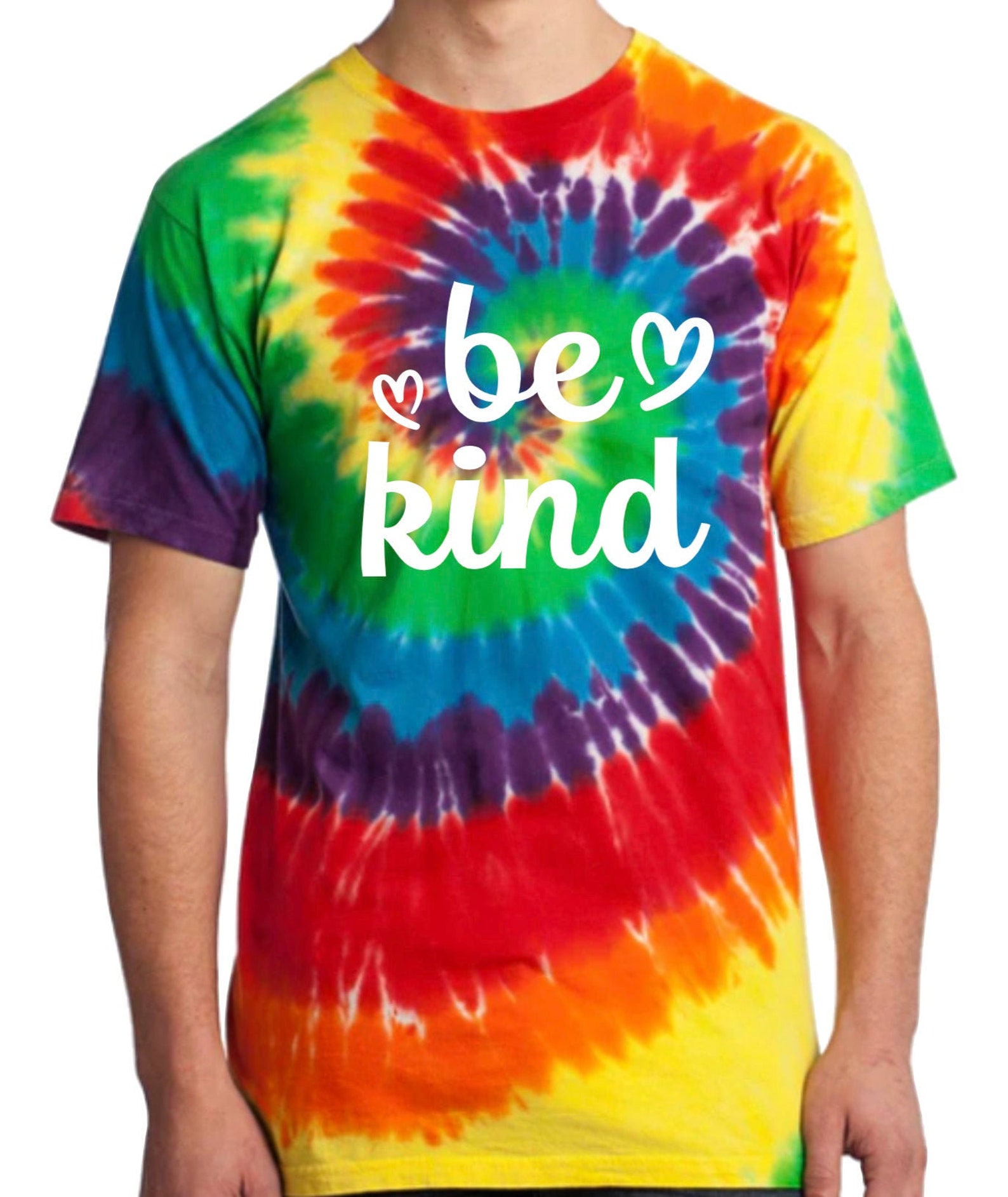 Adult/youth-be Kind Shirt/be Kind Tie Dye Shirt/ Inspirational - Etsy