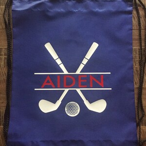 Golf Drawstring Bag/backpack - Etsy
