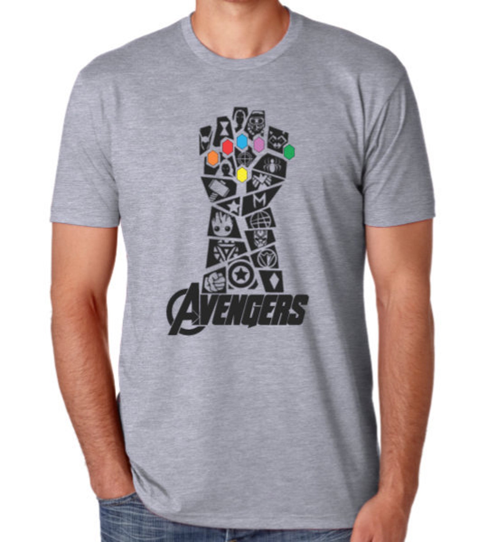 Adult/youth/toddler-avengers Gauntlet Shirt/ Thanos Gauntlet/ - Etsy