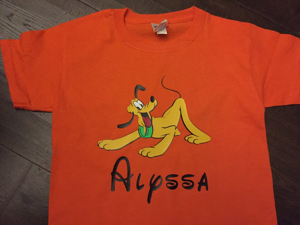 Youth Disney Pluto Shirt | Etsy