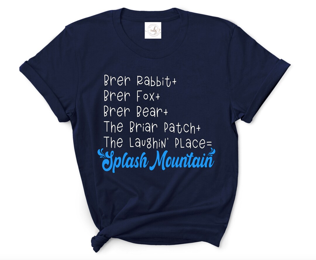 Adult/youth/toddler Splash Mountain Shirt/brer Rabbit Shirt/ Splash ...