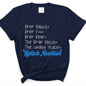 Adult/youth/toddler Splash Mountain Shirt/brer Rabbit Shirt/ Splash ...