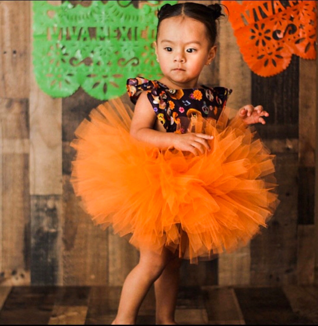 Orange Baby Tutu, Orange Baby Tutu, Pumpkin Tutu, Fall Tutu, Fluffy ...