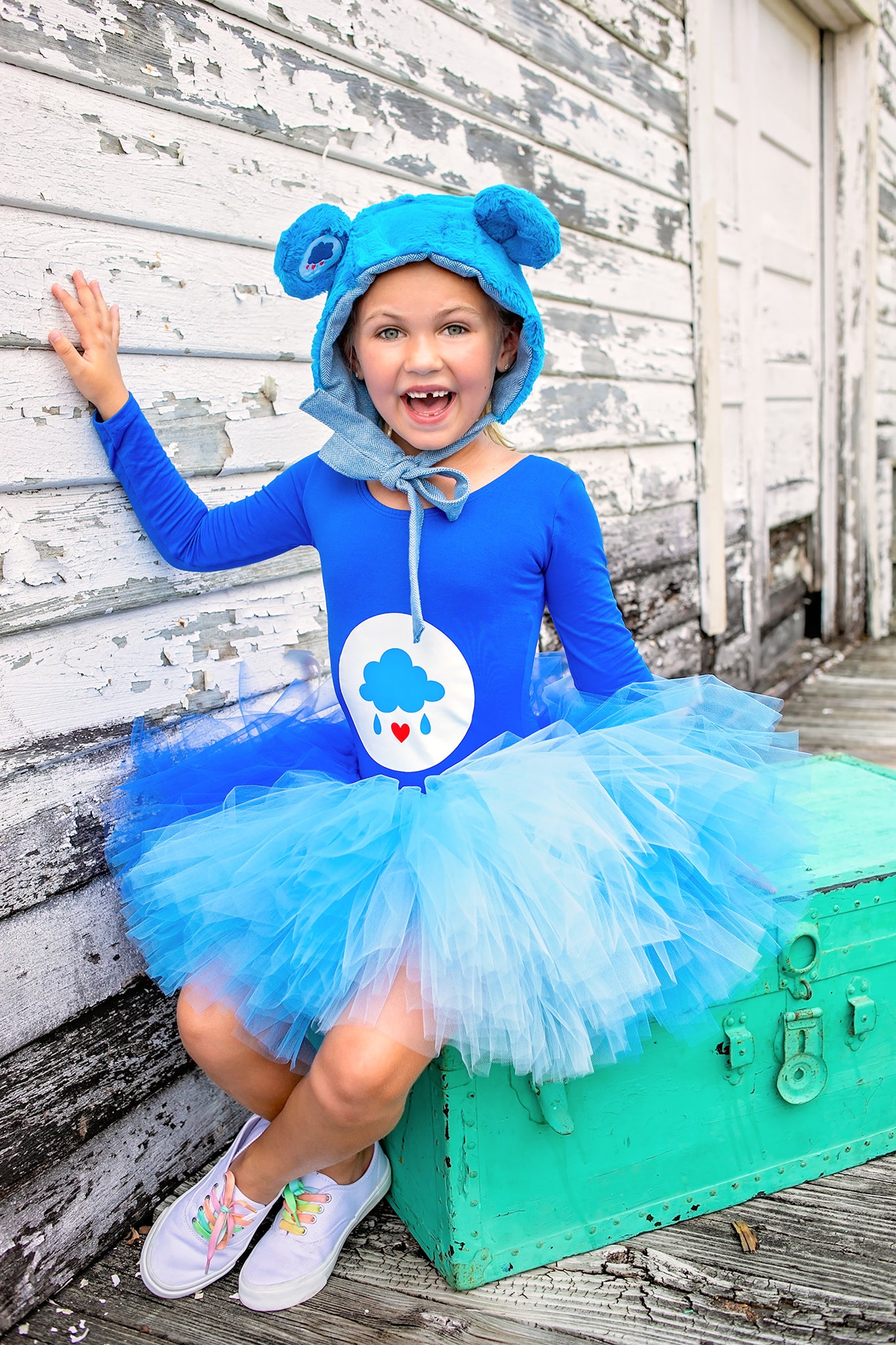 Blue Bear Tutu TUTU ONLY Grumpy Bear Inspired Tutu Blue - Etsy