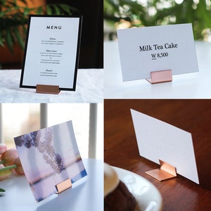 10 Display Name Tag Holder Food Label Card Menu Stand Restaurant Buffet ...
