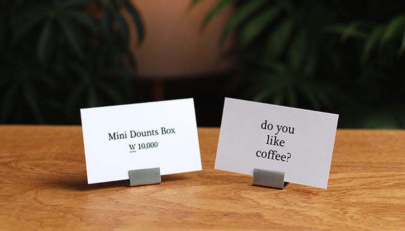 10 Display Name Tag Holder Food Label Card Menu Stand Restaurant Buffet ...