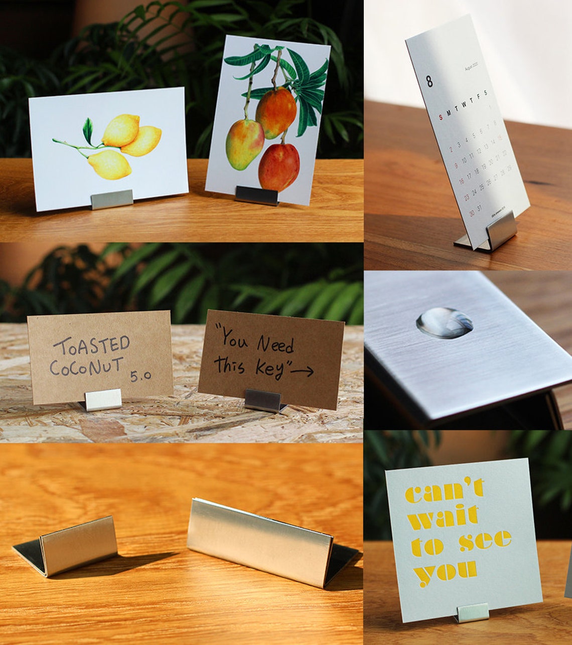 10 Display Name Tag Holder Food Label Card Menu Stand - Etsy Australia