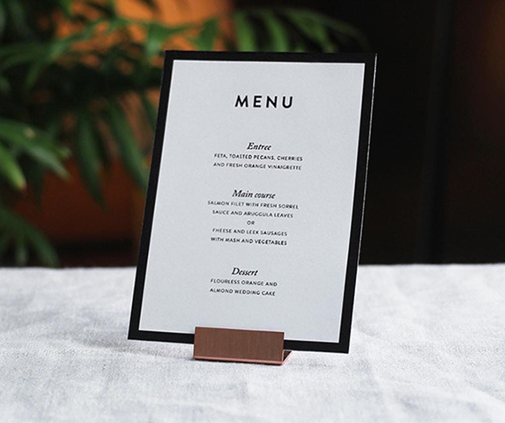 10 Display Name Tag Holder Food Label Card Menu Stand Restaurant Buffet ...