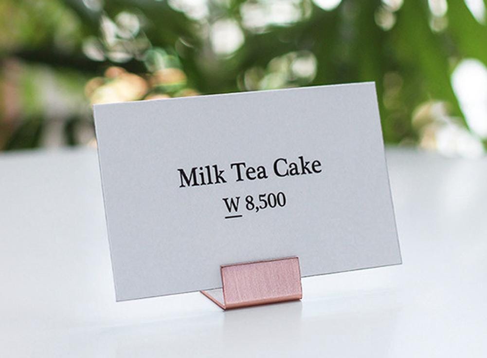 10 Display Name Tag Holder Food Label Card Menu Stand Restaurant Buffet ...
