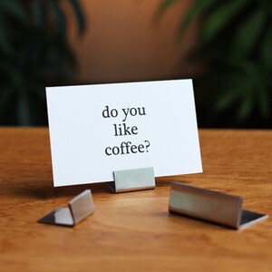 10 Display Name Tag Holder Food Label Card Menu Stand Restaurant Buffet ...