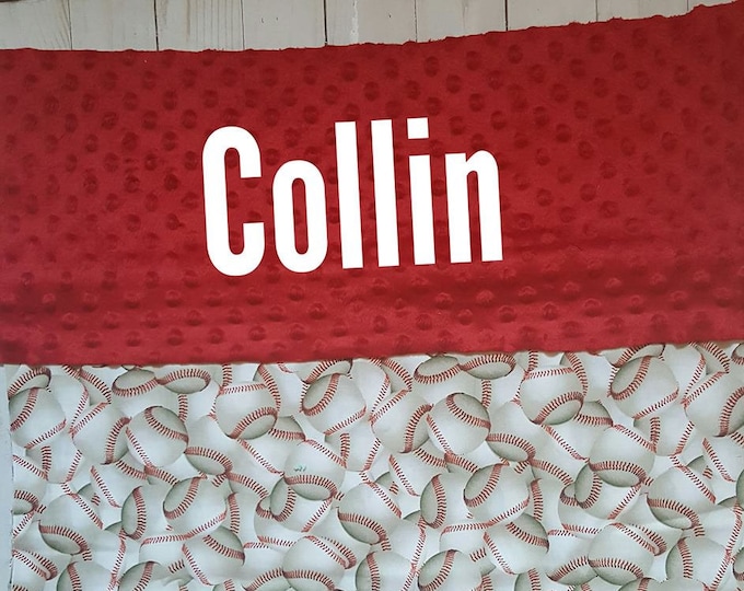 All Star Kick Throw Play Ball Sports Kids Nap Mat With Navy Minky Dot ...