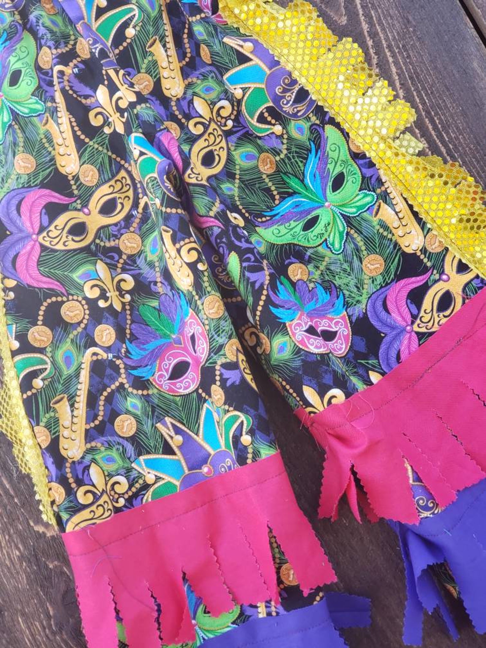 Mardi Gras Costume Authentic Chicken Run Pants Mardi Gras - Etsy