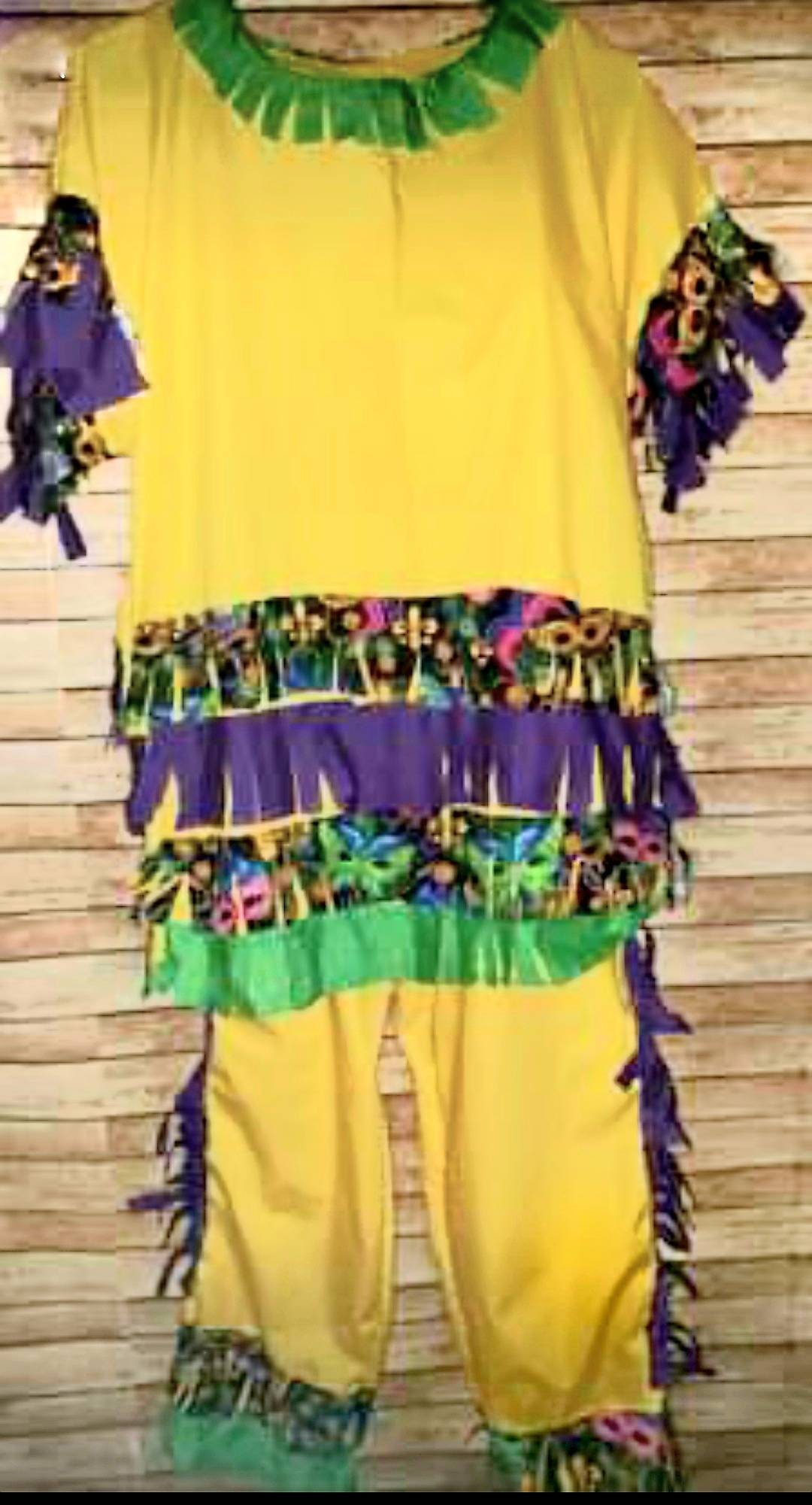 Mardi Gras Costume, Authentic Chicken Run Outfit, Custom Made, Kids and ...