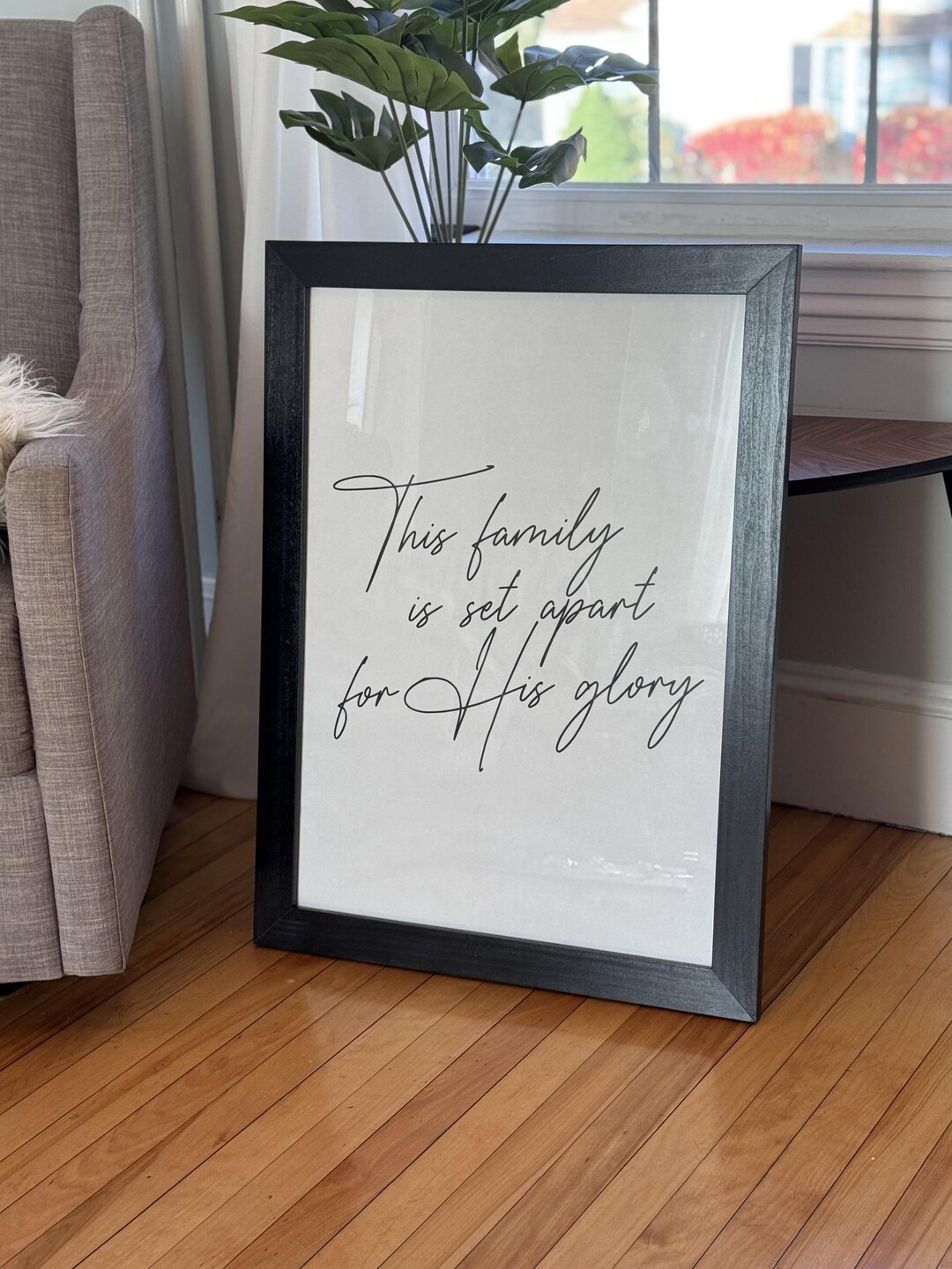 This Family is Set Apart for His Glory | Printable Christian Wall Art ...