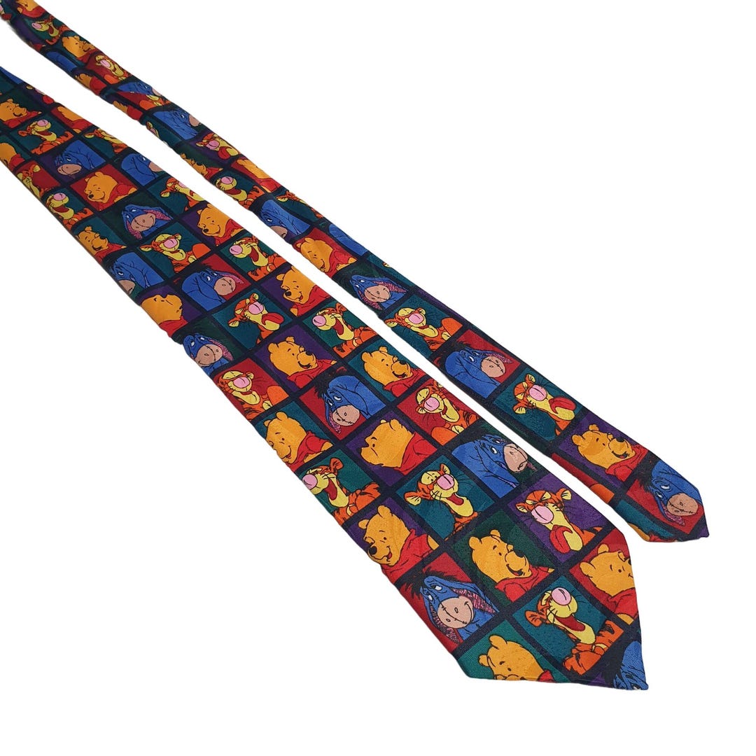 Disney Winnie the Pooh Character Tie Vintage Collectable Tigger Eeyore ...