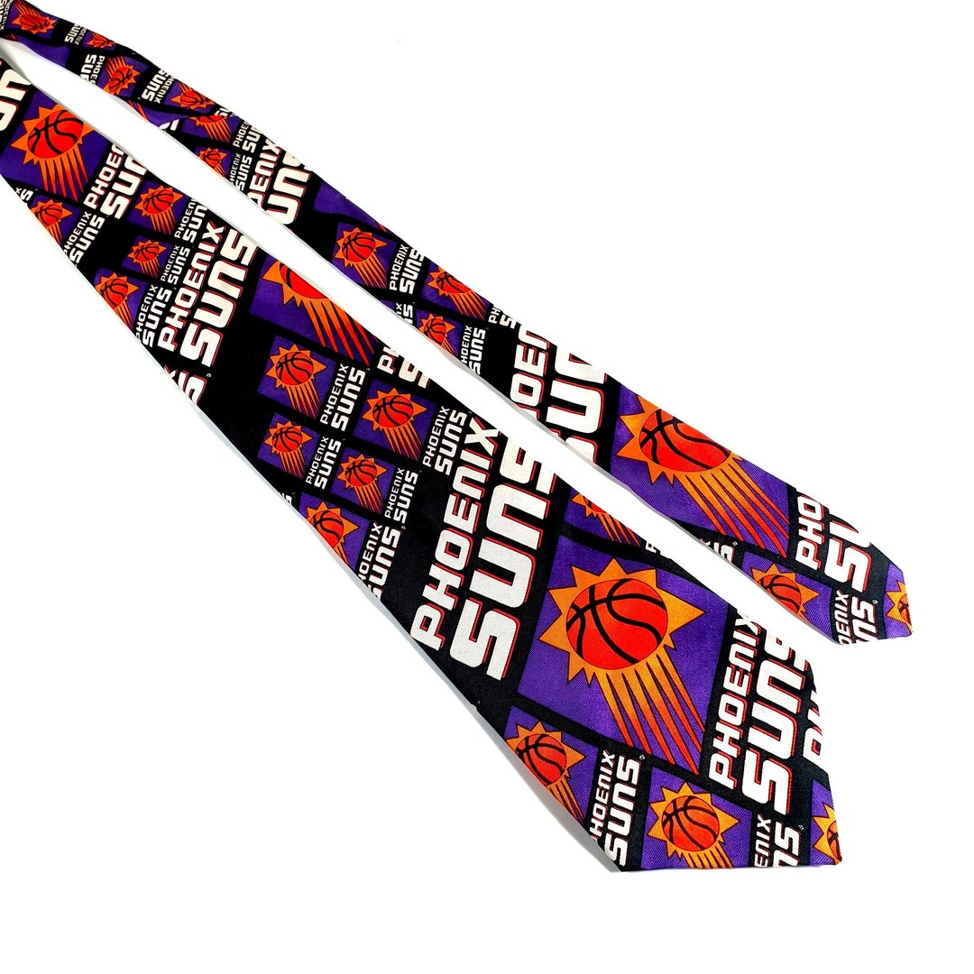 RM Style Phoenix Suns Basketball Mens Necktie Tie Designer Work Office ...