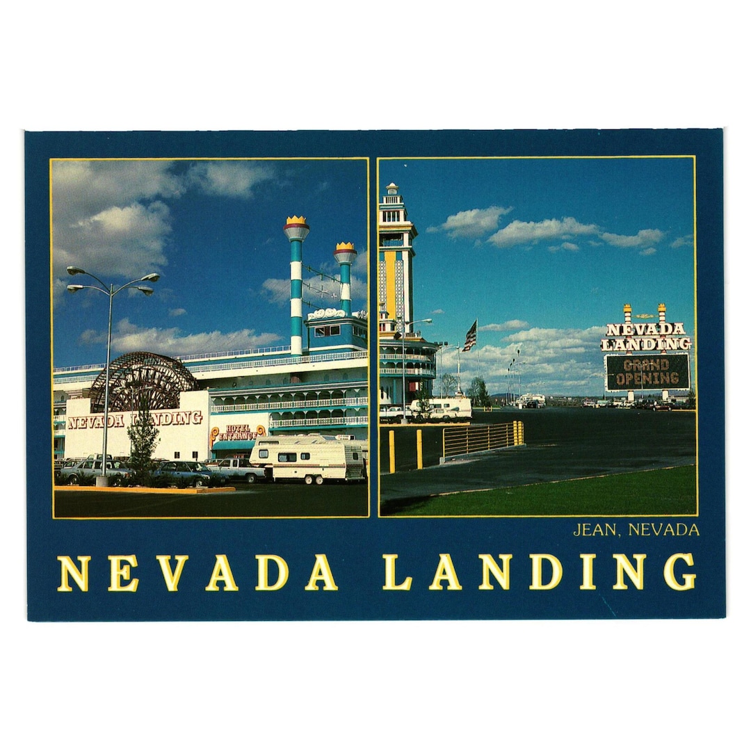 Nevada Landing Riverboat Hotel Vintage Postcard Jean NV Interstate 15 ...
