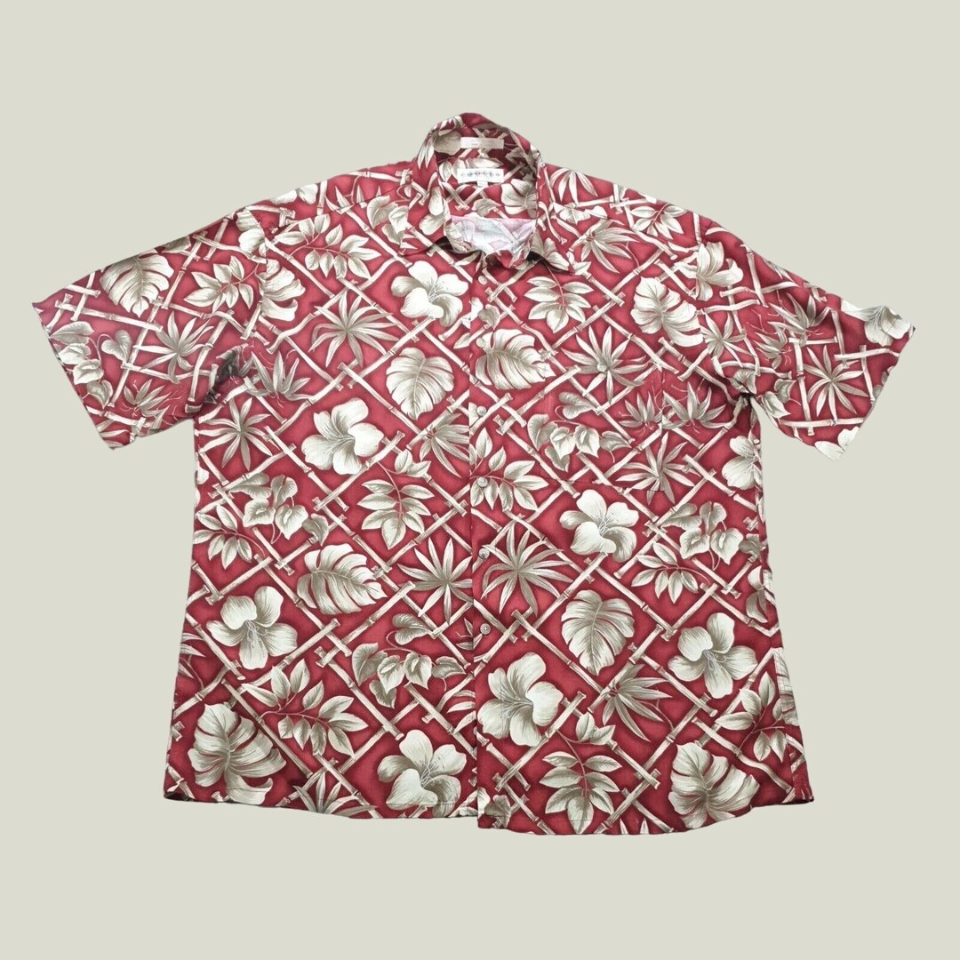 Campia Moda Short Sleeve Shirt Mens XL Tropical Hawaiian Floral ...