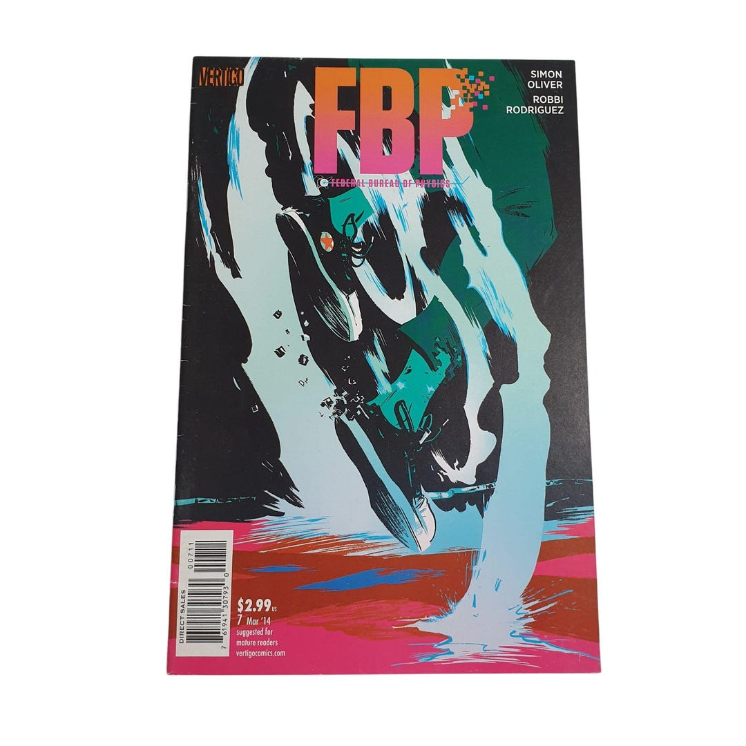 FBP Federal Bureau of Physics 7 DC Comic Book March 2014 Vertigo Bag ...