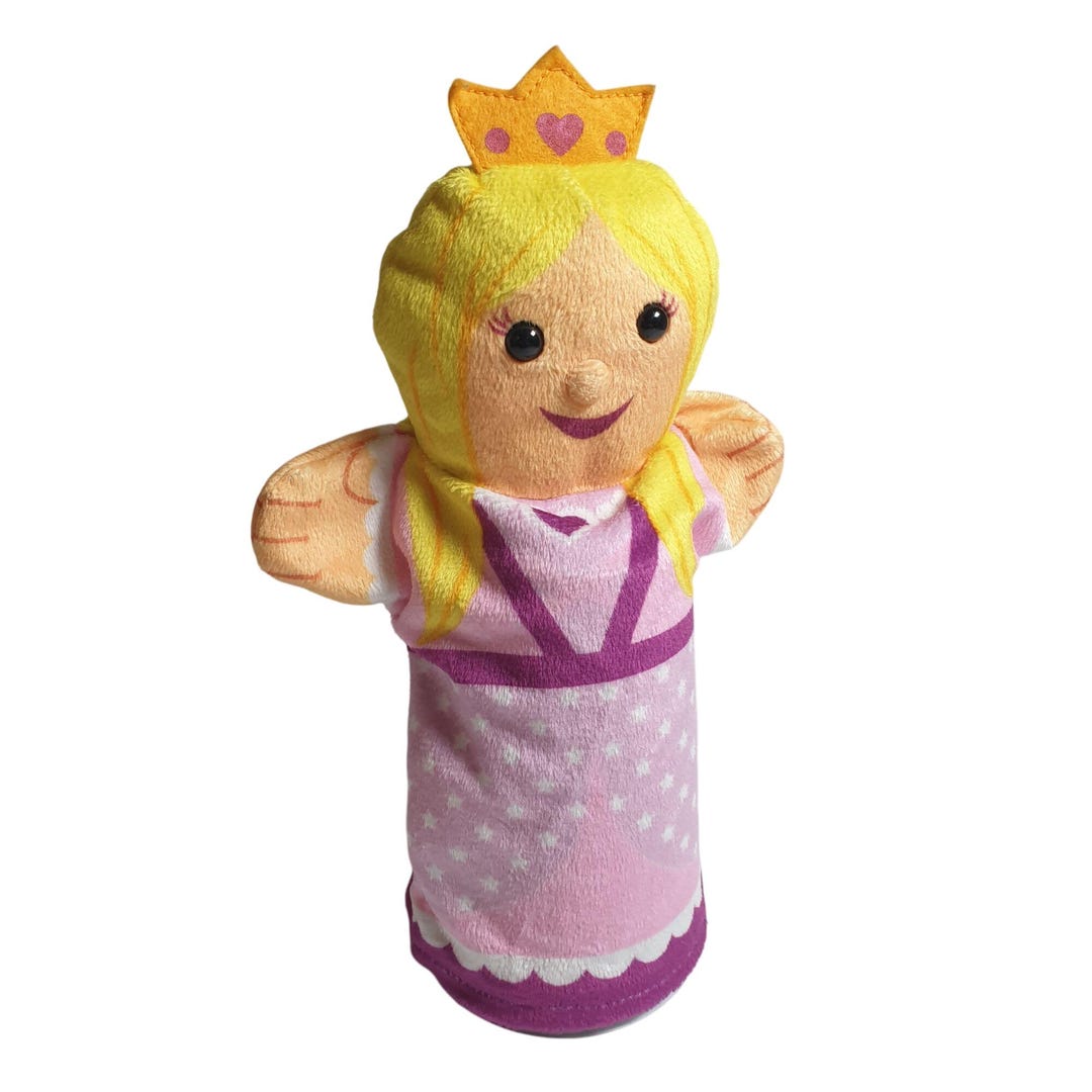 Princess Melissa Doug Hand Puppet Plush Toy 10 Inch Kids Toy Crown ...