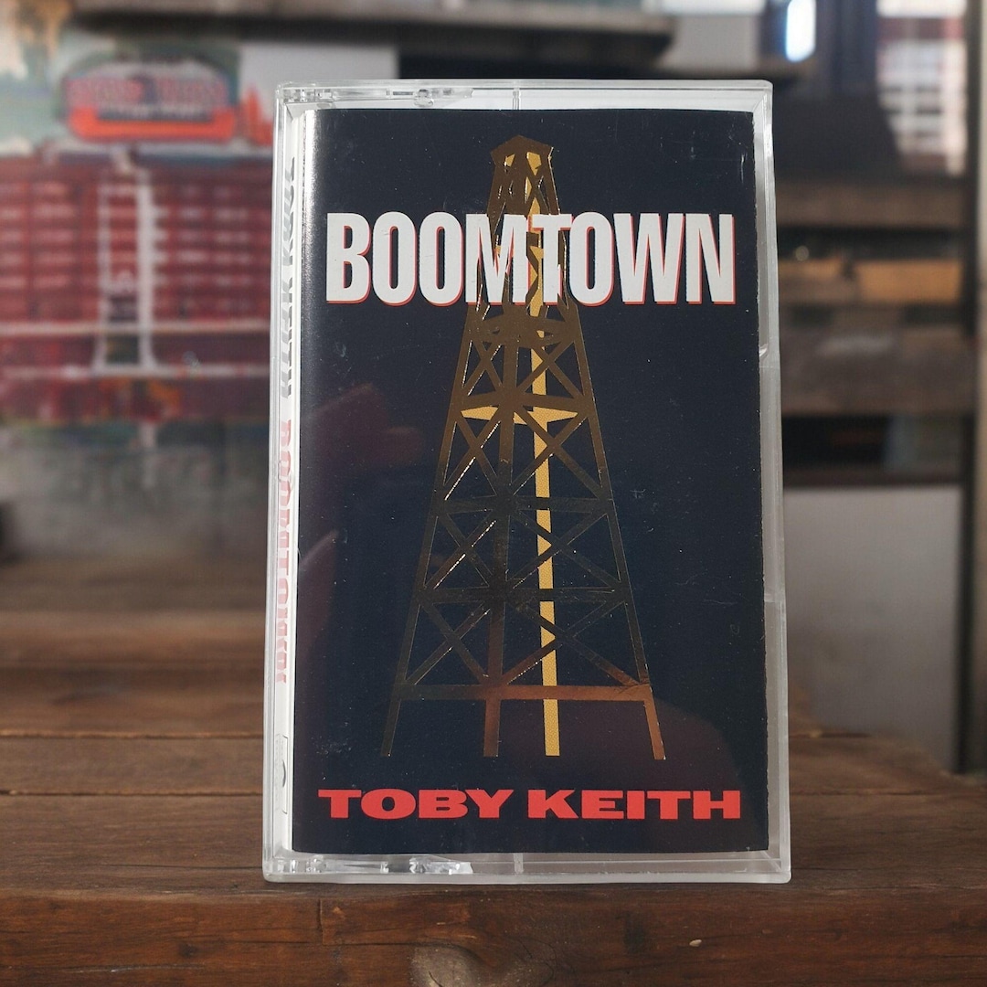 Toby Keith Boomtown Cassette Tape 1994 Country Music Vintage Audio ...