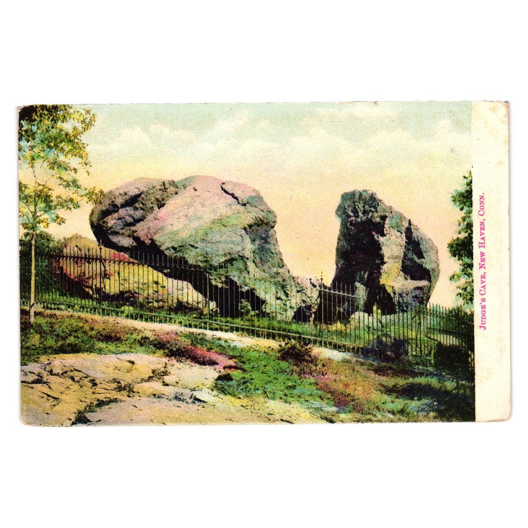 Vintage Judges Cave New Haven Connecticut Collectible Postcard Roadside ...