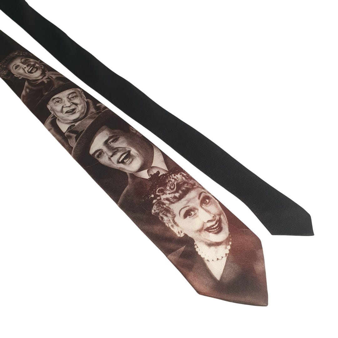 I Love Lucy Novelty Neck Tie by Ralph Marlin Men Vintage Comedy TV ...