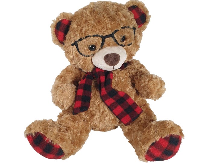 Holiday Home Tyler Plush Toy Child Soft Clean Buffalo Print Embroidered ...