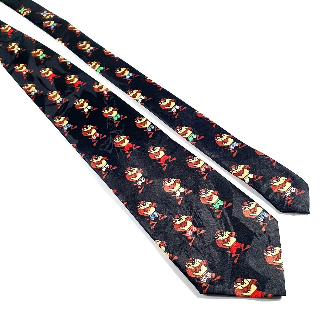 Looney Tunes Taz Mens Necktie Underwear Boxers Cartoon Office Work ...