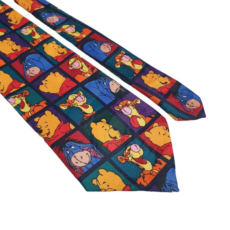 Disney Winnie the Pooh Character Tie Vintage Collectable Tigger Eeyore ...