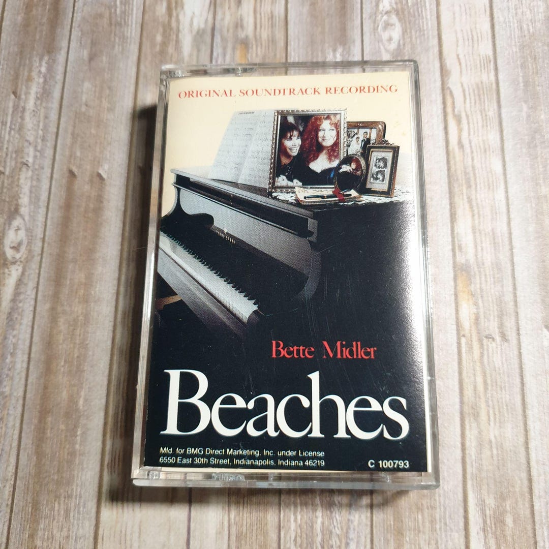 Bette Midler Beaches Original Soundtrack Cassette Tape Movie Insert ...