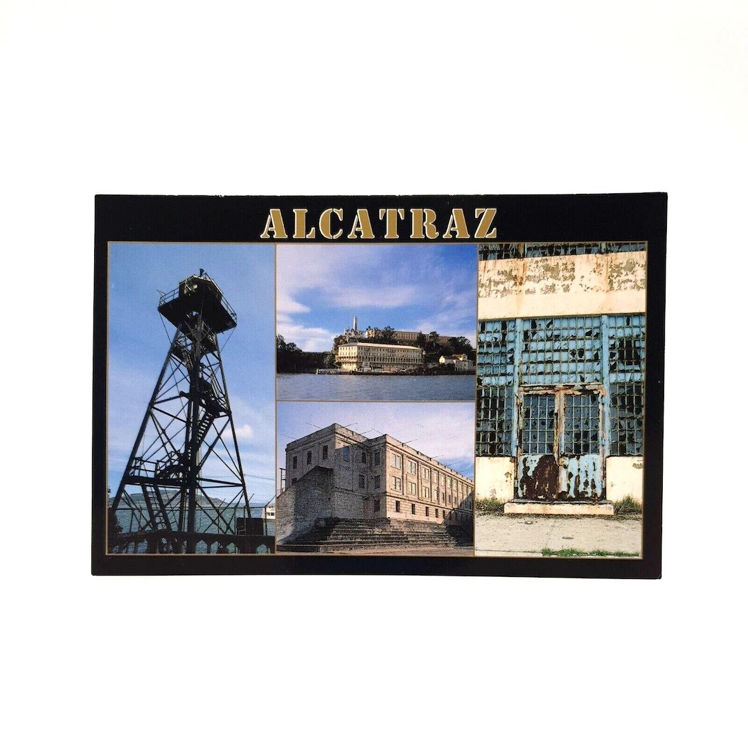 Alcatraz Postcard CA Collector Series #SF-117 Vintage 1989 the Rock ...