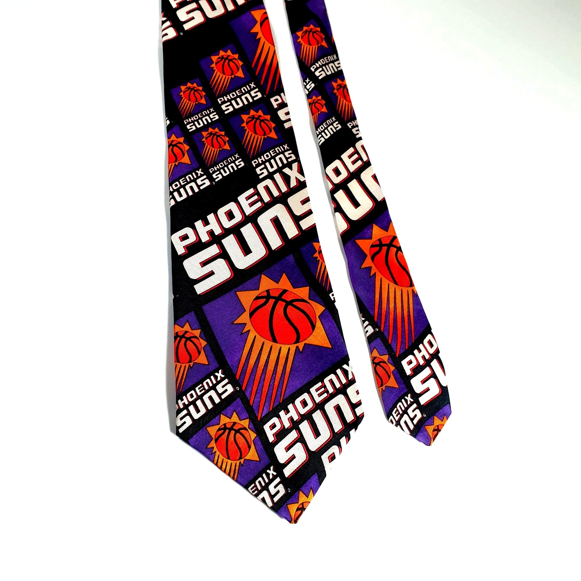RM Style Phoenix Suns Basketball Mens Necktie Tie Designer Work Office ...