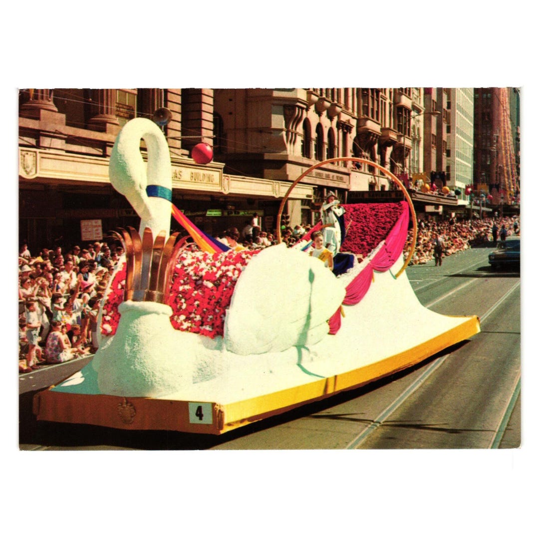 Vintage Moomba Float Postcard Parade Australia Celebration Tourism ...