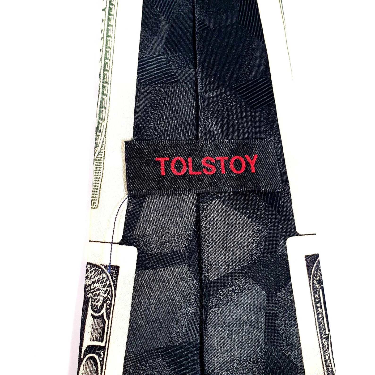 Tolstoy Mens Necktie Banking Dollar Bill Accessory Office Work Casual ...