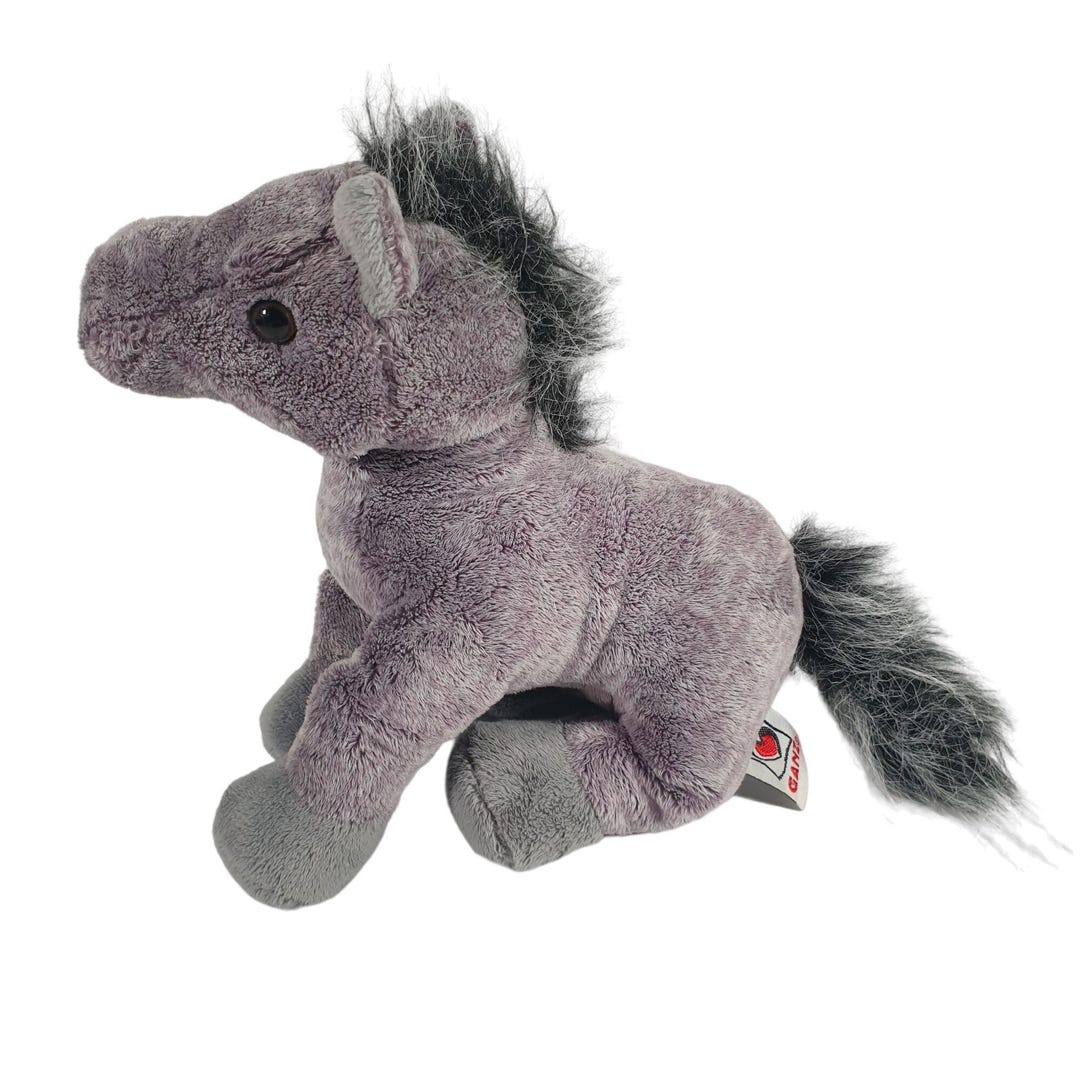Webkinz Ganz Pony Plush Toy Child HM098 Soft Clean NO CODE Grey Arabian ...