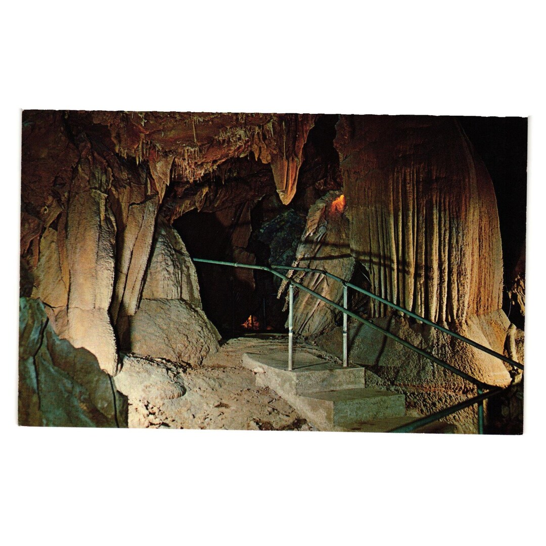 Vintage Postcard Lake Shasta Caverns Redding California Cave ...