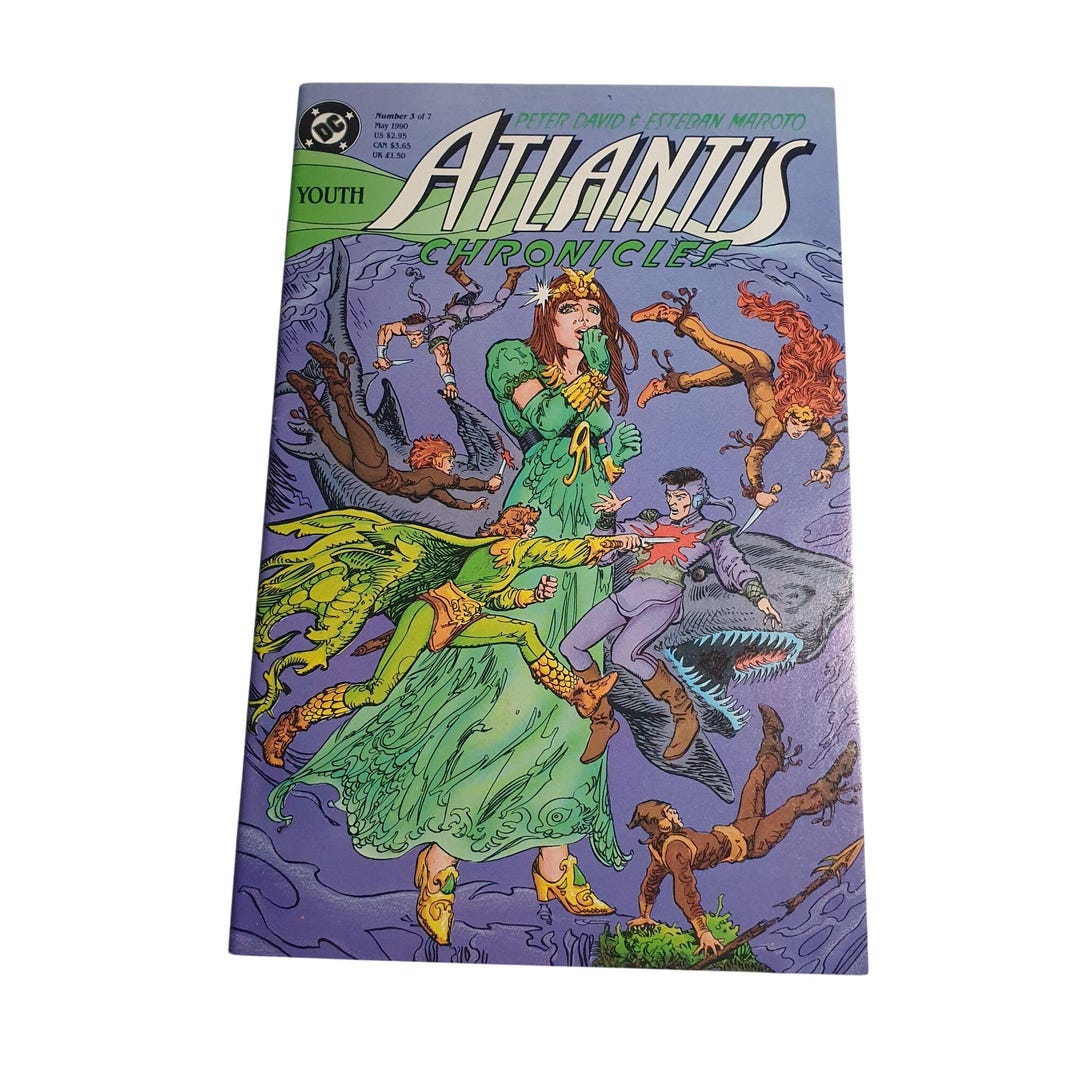 Atlantis Chronicles Comic Issue 3 May 1990 Peter David DC Comics ...