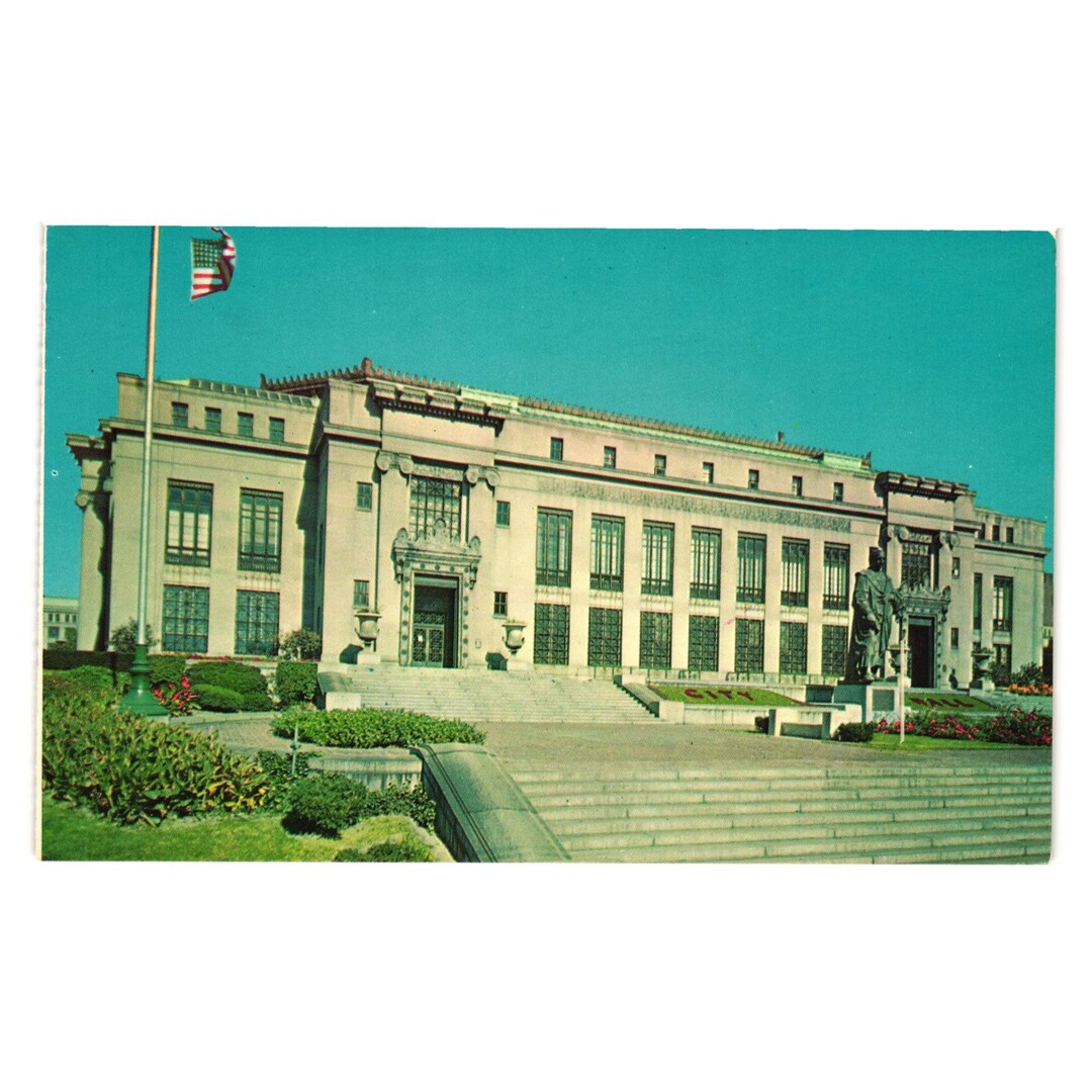 Columbus Ohio City Hall Civic Center Postcard Christopher Columbus ...