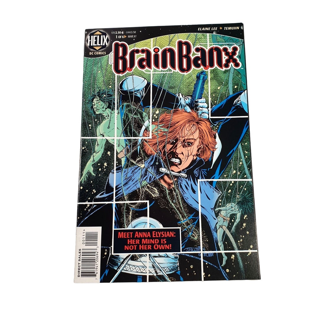 Brain Banx 1 of 6 Helix DC Comic Book Collector March 1997 Bagged ...