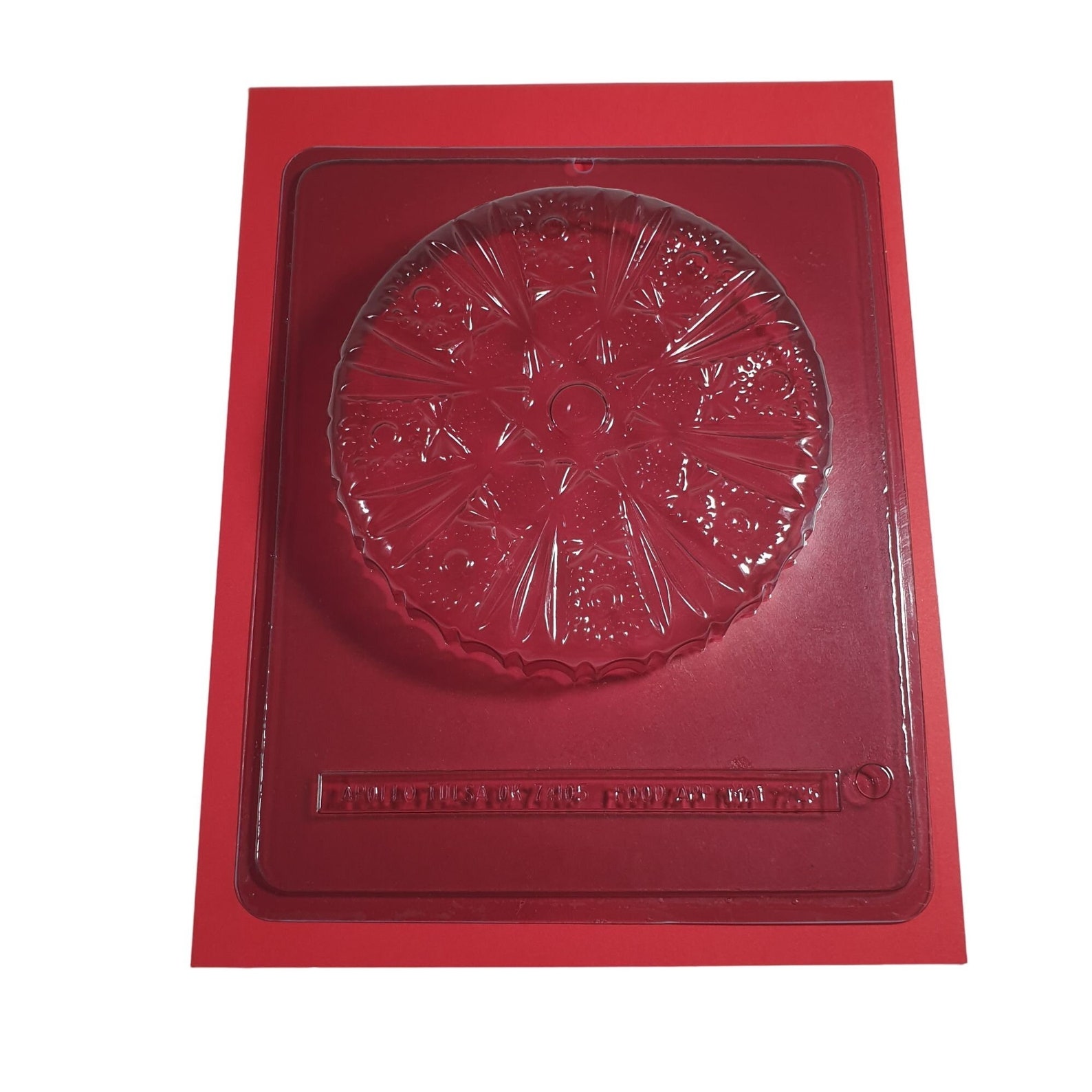 Vintage Candy Mold Large Cake Block 5.75 Inch X 1 IN Tall Polymer Clay ...