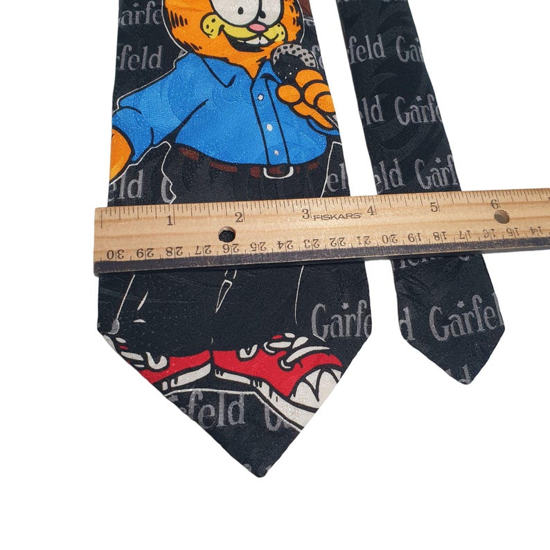 Garfield Odie Silk Tie Cartoon Character Design Men Retro Comic Strip ...