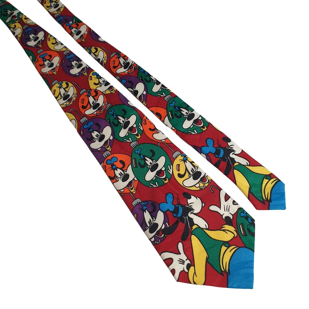 Vintage Disney Character Tie by Mickey Unlimited Colorful Polyester ...